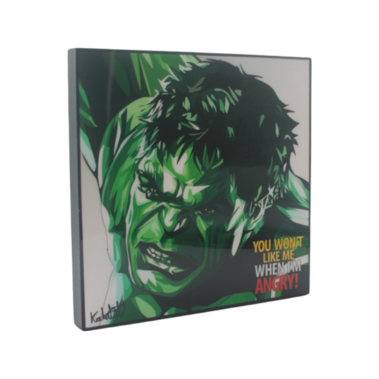 HULK VER2 25cm x 25cm Wall Frame – BlueCloud